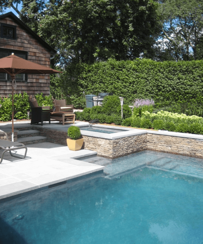 Square edge travertine pool pavers unfilled - POOL COPING TILES - NON ...