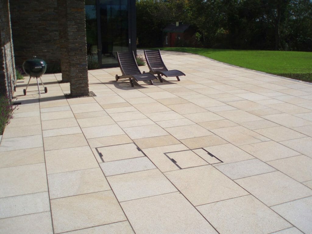 Granite Pavers Summer Daze bush hammered non slip surface - POOL COPING ...