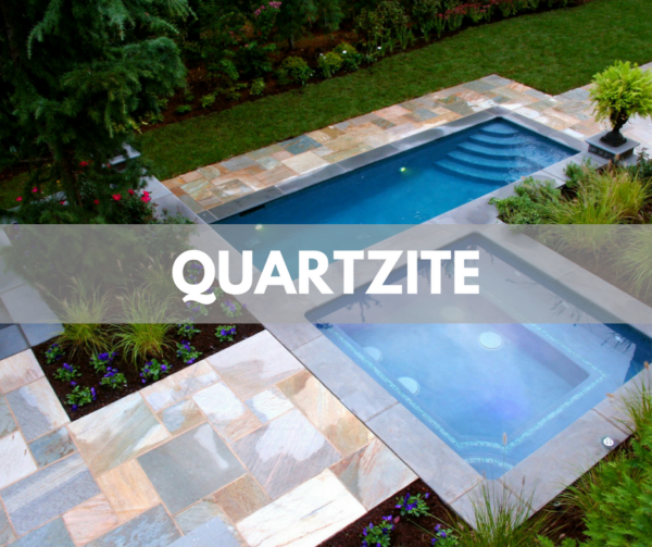 Quartzite Paving - POOL COPING TILES - NON SLIP STONE TILES FOR POOLS